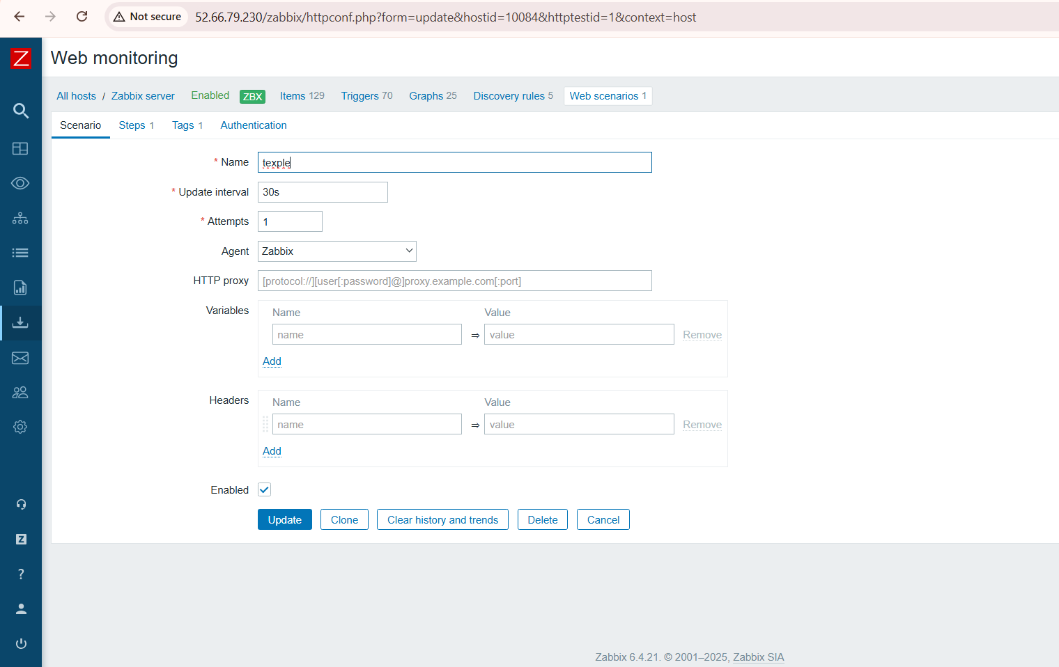 Configuring Zabbix for Endpoint Monitoring on an Endpoint | Texple